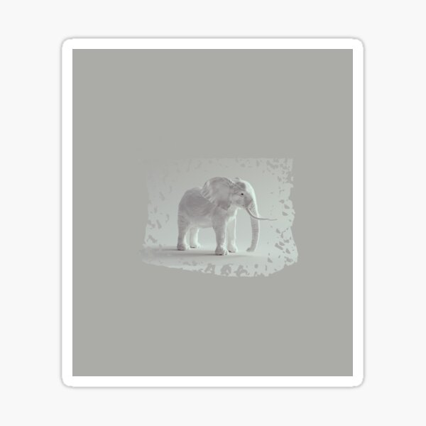 "White elephant" Sticker for Sale by Zip-Zup | Redbubble