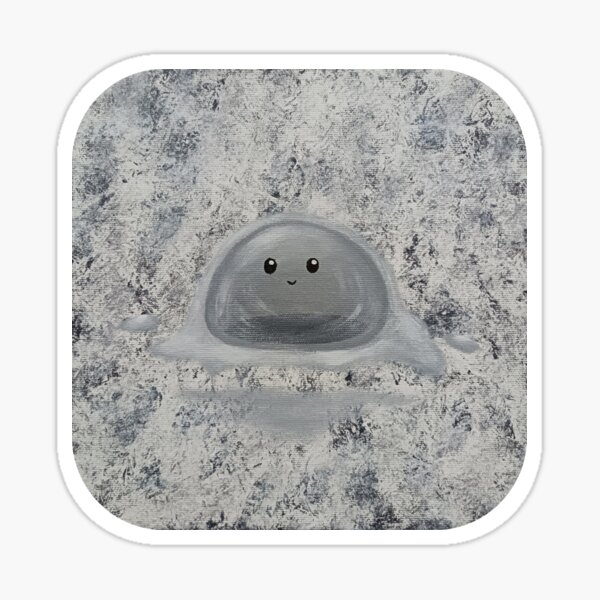 "Cute slime" Sticker for Sale by floofrealm | Redbubble