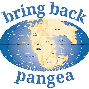 "bring back pangea" Sticker for Sale by scoutdp | Redbubble