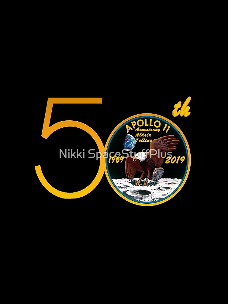 "Apollo 11: 50th Anniversary Patch" Sleeveless Top by Spacestuffplus ...