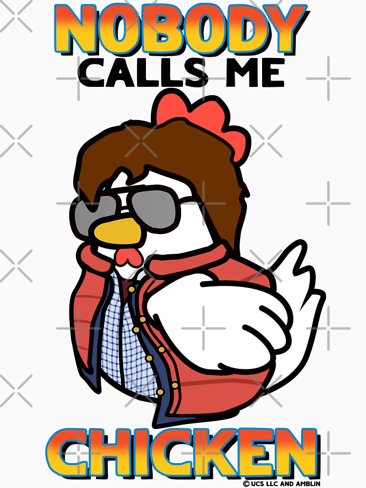 "Nobody calls me chicken BTTF Marty Mcfly quote" T-shirt for Sale by ...