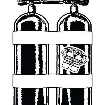 "Technical Diving International (TDI) - Double Cylinders with TDI Logo ...