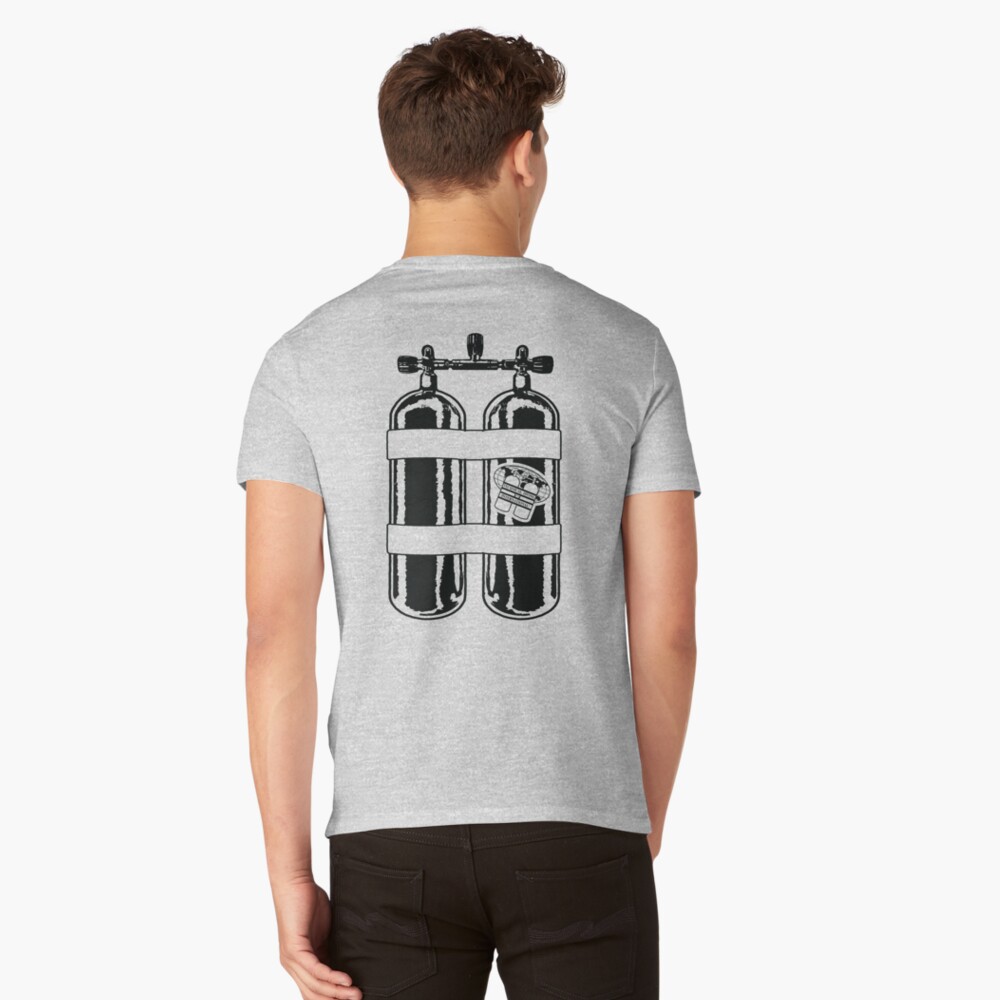 "Technical Diving International (TDI) - Double Cylinders with TDI Logo ...
