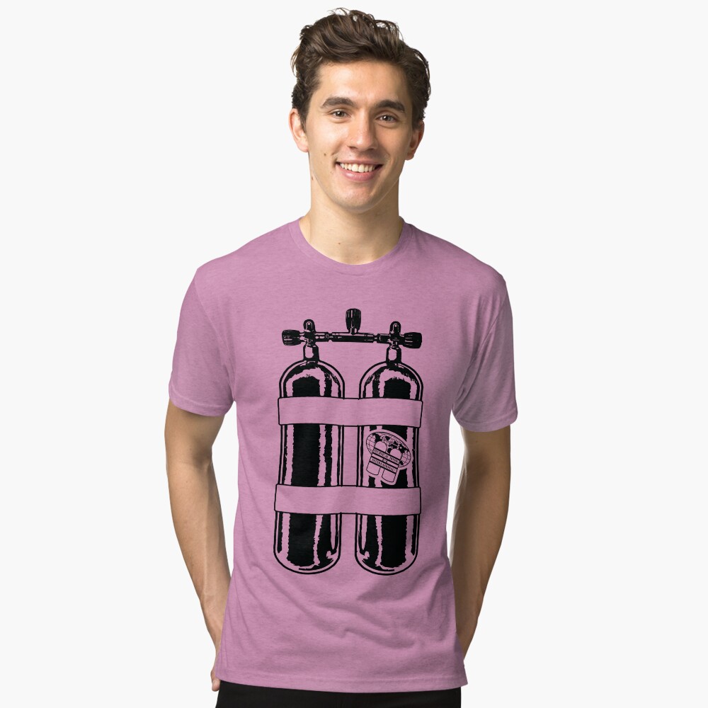 "Technical Diving International (TDI) - Double Cylinders with TDI Logo ...