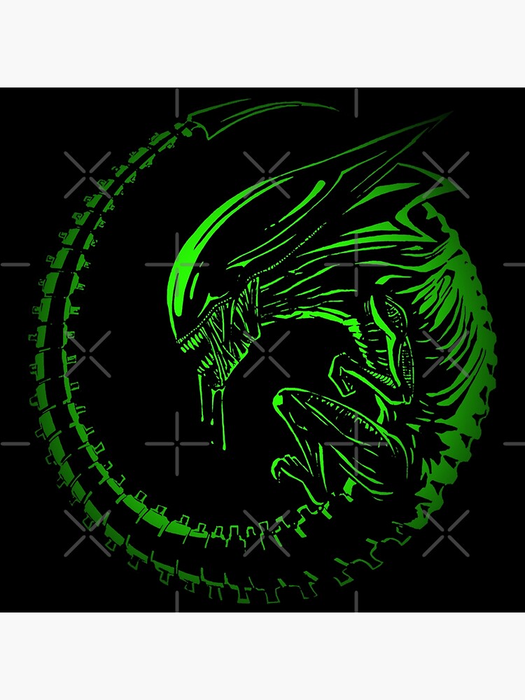 "Xenomorph From The Famous Movie" Poster for Sale by Alexandr84 | Redbubble