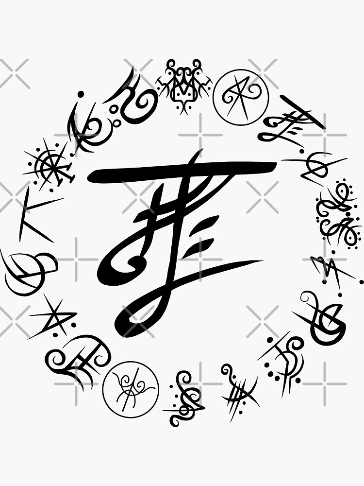 "Dream Job sigil" Sticker for Sale by LaartStudio | Redbubble