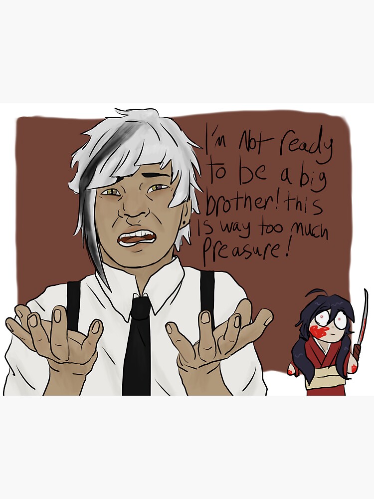 "Atsushi is stressed " Sticker for Sale by Dapperenby137 | Redbubble