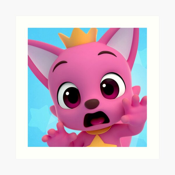 "Baby Pinkfong " Art Print for Sale by Color-Toonix | Redbubble