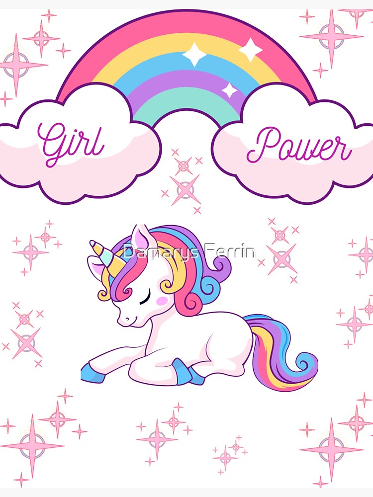 "Magical Unicorn Powers" Sticker for Sale by damarysferrin | Redbubble