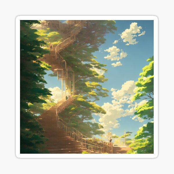 "Stairway to Heaven " Sticker for Sale by Artieries1 | Redbubble
