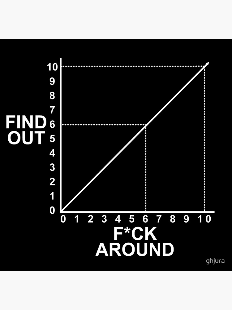 "Funny F*ck around and Find out Diagrame" Poster by ghjura | Redbubble