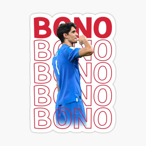 "Yassine Bounou '' BONO '' - Goalkeeper Bono of Morocco" Sticker for ...