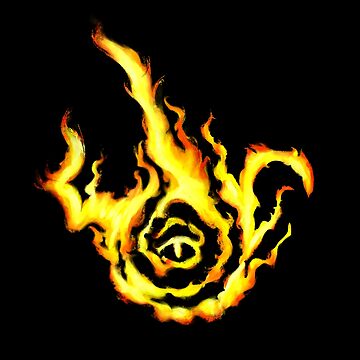 "Elden Ring Emblem Symbol Frenzied Flame" Essential T-Shirt for Sale by ...
