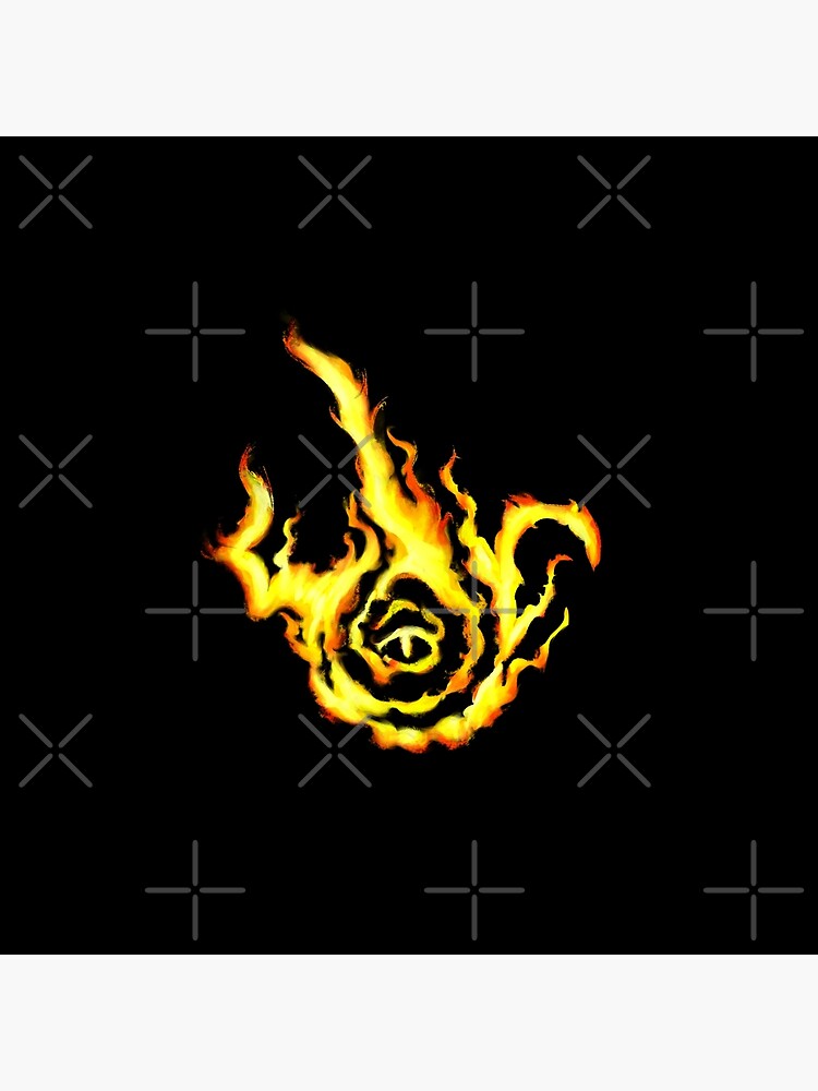 "Elden Ring Emblem Symbol Frenzied Flame" Art Board Print for Sale by ...