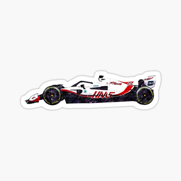 "Kevin Magnussen's F1 2022 Haas Car Art" Sticker for Sale by d25bev ...
