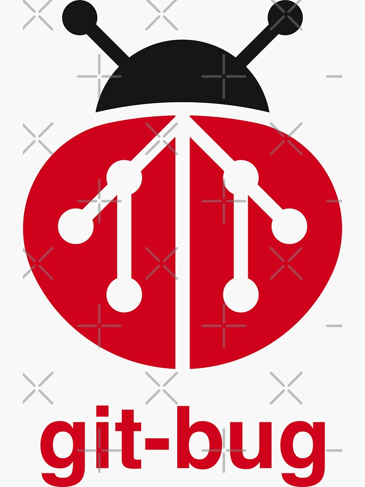 "git-bug | Bug Tracker" Sticker for Sale by typo-n-quotes | Redbubble