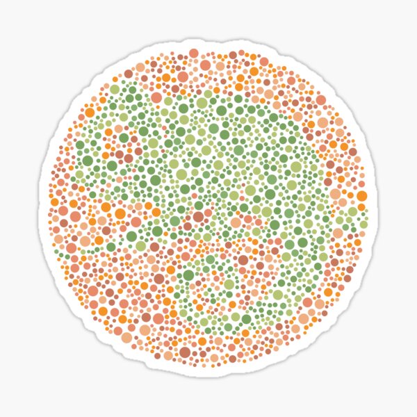 "Ishihara Daltonic Chameleon Animal" Sticker for Sale by diemargo ...