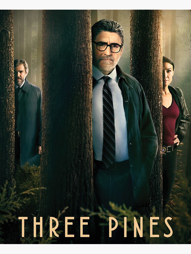 "Three Pines Tv Series" Sticker for Sale by vonadive | Redbubble