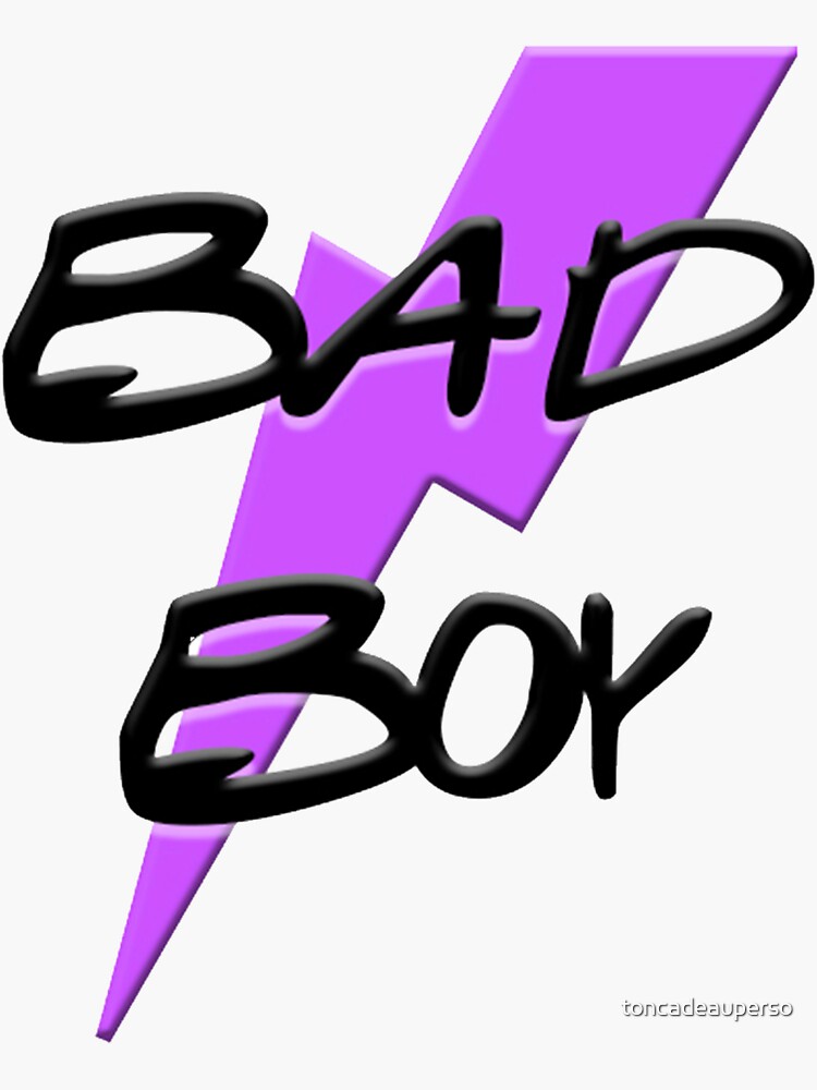 "Bad Boy!" Sticker for Sale by toncadeauperso | Redbubble