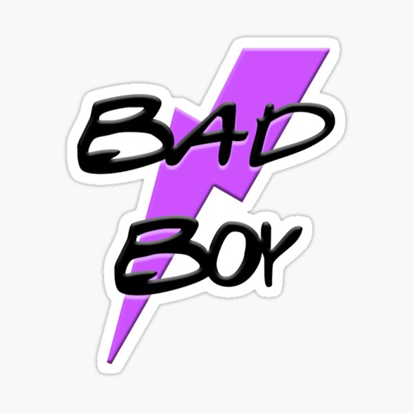 "Bad Boy!" Sticker for Sale by toncadeauperso | Redbubble