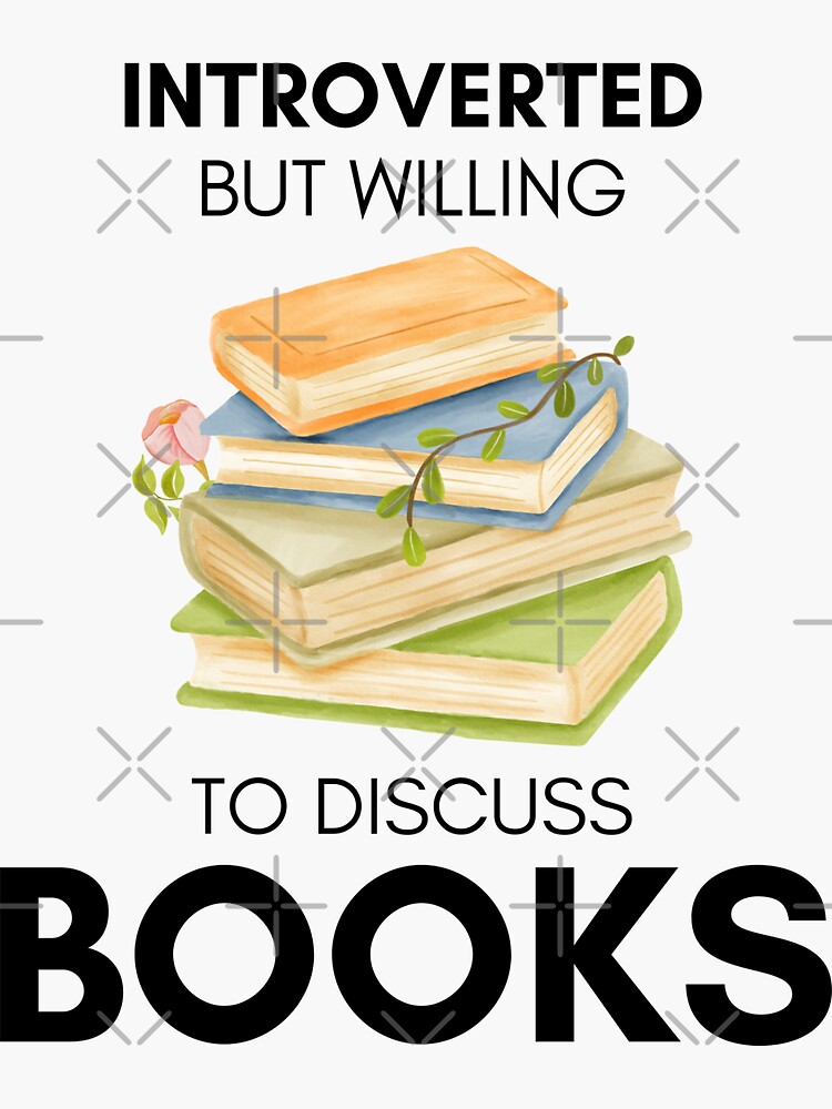 "Introverted but Willing to Discuss Books | Minimalist Books Designs ...