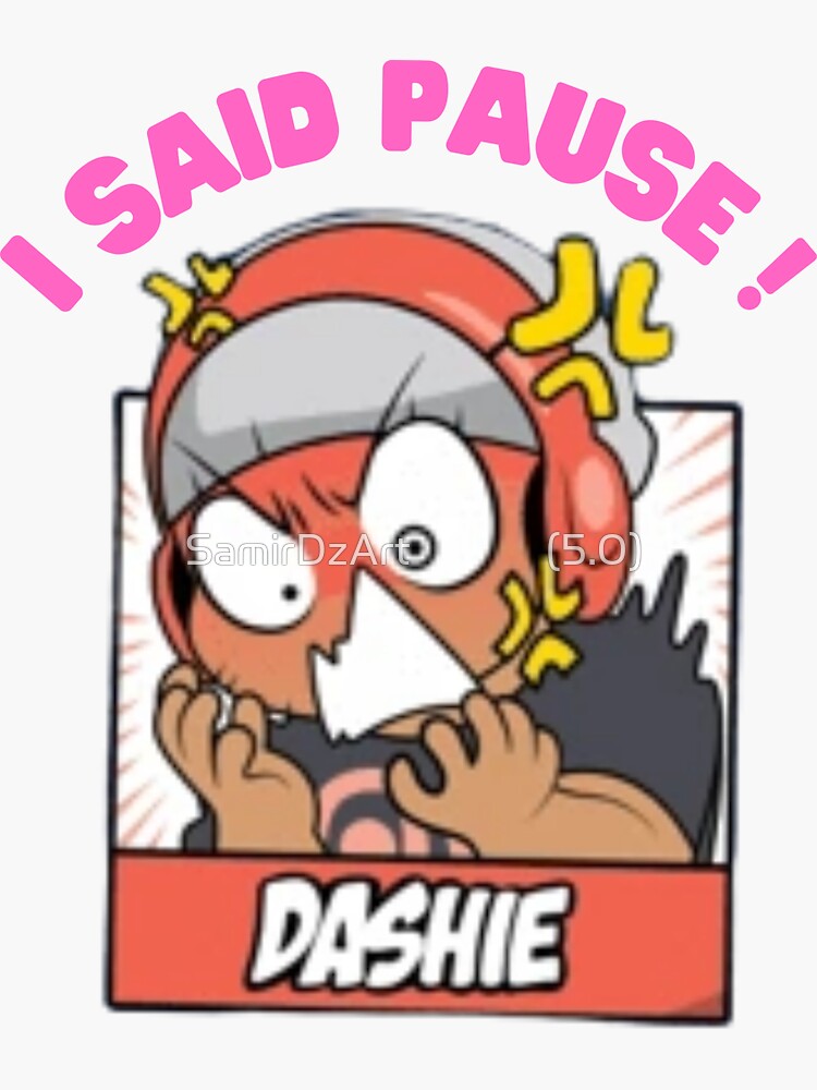 "dashiexp" Sticker for Sale by SamirArtDz | Redbubble
