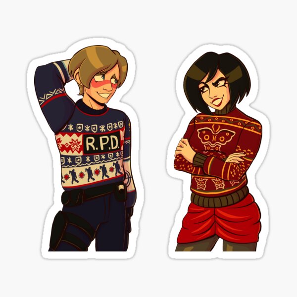 "Christmas Jumpers" Sticker for Sale by sky-Zelda-girl | Redbubble