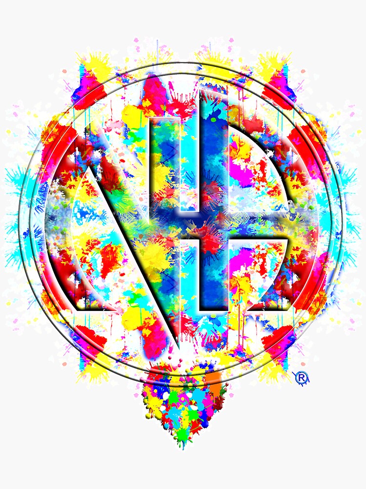 "NA Splattered NA Symbol" Sticker for Sale by decaldivinity | Redbubble