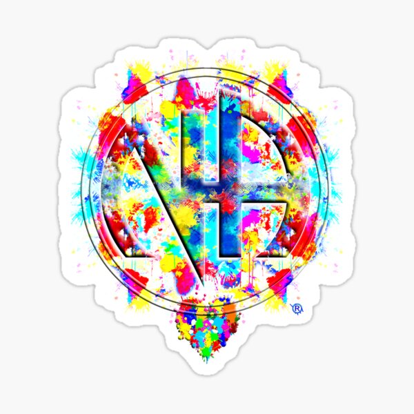 "NA Splattered NA Symbol" Sticker for Sale by decaldivinity | Redbubble