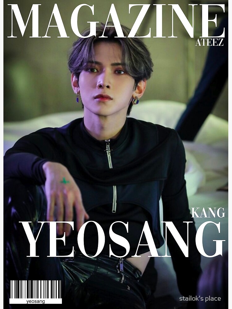 "ATEEZ Yeosang (Magazine cover)" Poster for Sale by vaniaalarconh ...