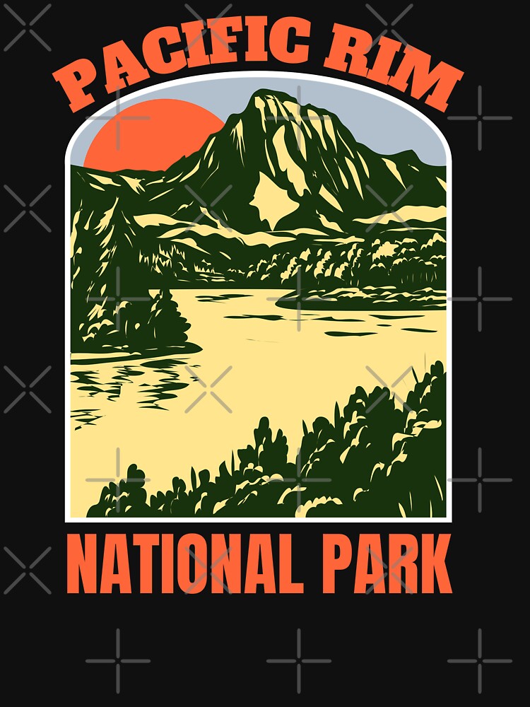 "Pacific Rim National Park Reserve" T-shirt for Sale by retrotravelart ...