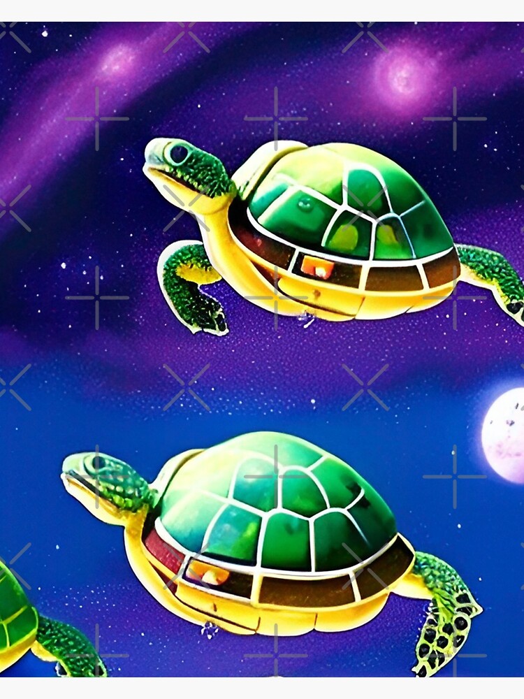 "Space Turtles" Sticker for Sale by Neo-Expression | Redbubble
