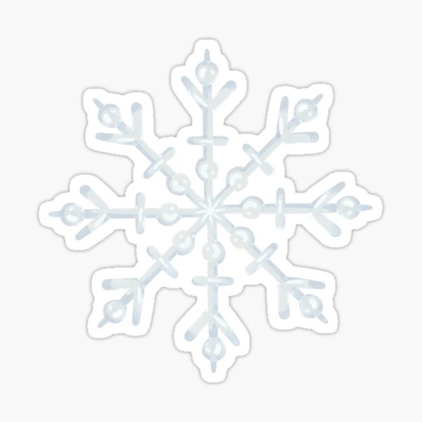 "'Snowflake’" Sticker for Sale by GalacticAlyse | Redbubble