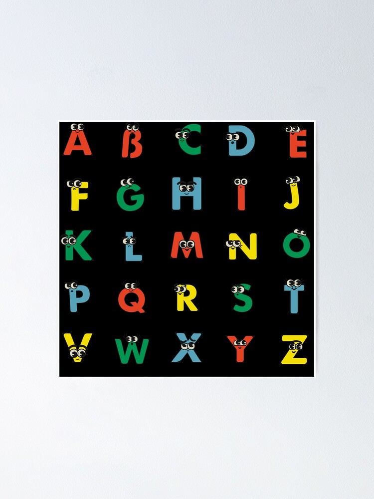 "The best alphabet lore series ." Poster for Sale by My-Phrases | Redbubble