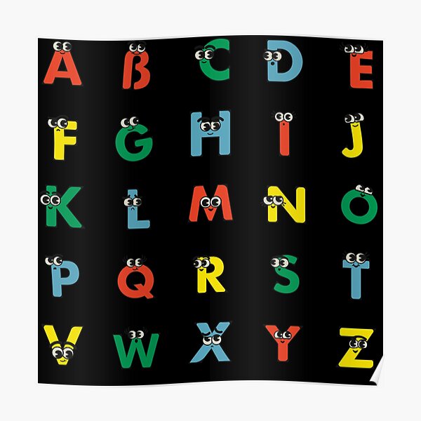 "The best alphabet lore series ." Poster for Sale by My-Phrases | Redbubble