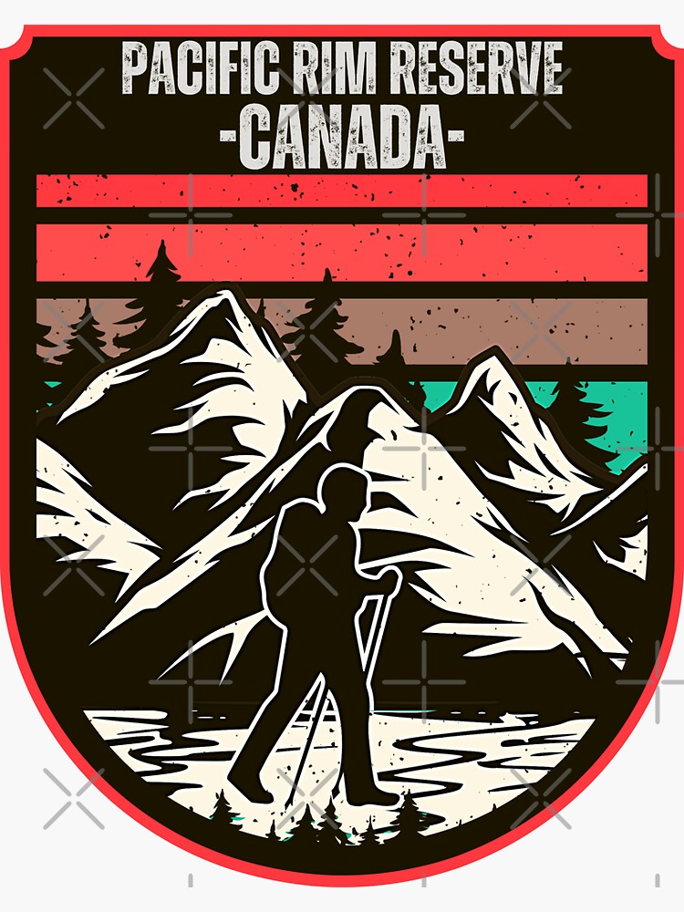 "Pacific Rim National Park Reserve" Sticker for Sale by retrotravelart ...