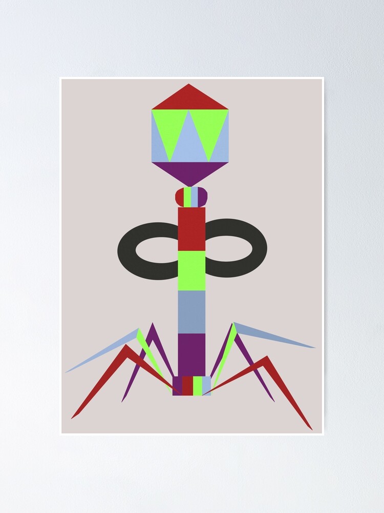 "Neurogender/Neuroqueer Pride Bacteriophage" Poster for Sale by ...
