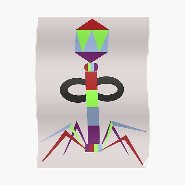 "Neurogender/Neuroqueer Pride Bacteriophage" Poster for Sale by ...