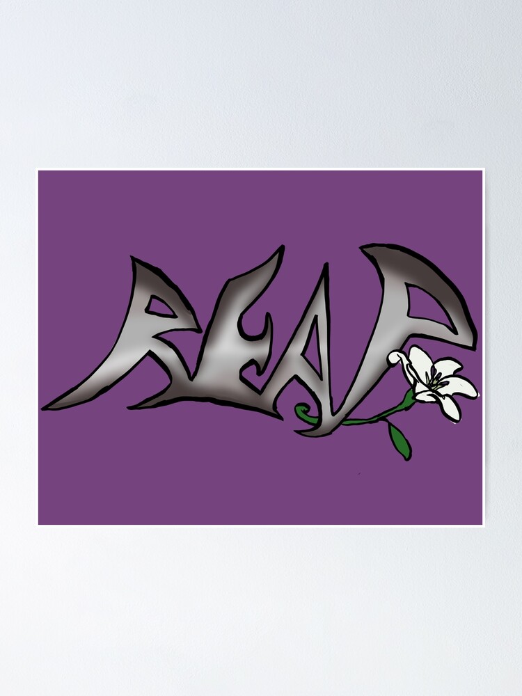 "Reap Logo" Poster for Sale by sandelswagger | Redbubble
