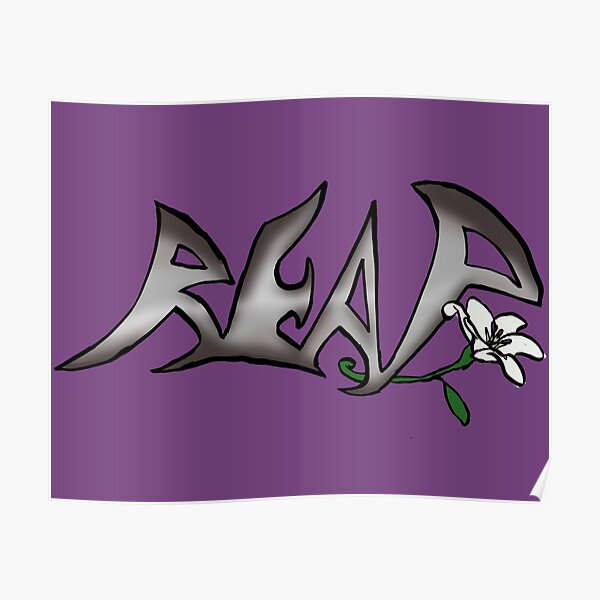"Reap Logo" Poster for Sale by sandelswagger | Redbubble