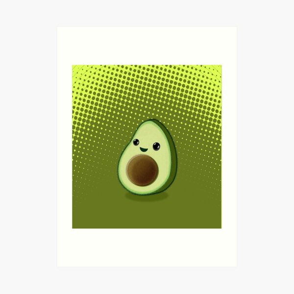 "Cute Baby Avocado Drawing" Art Print for Sale by Almdrs | Redbubble