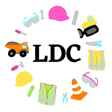 "LDC Construction Volunteer " Sticker for Sale by RegalitosParaTi ...