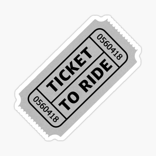 Ticket To Ride Stickers | Redbubble