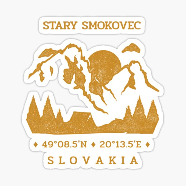 "Stary Smokovec" Sticker for Sale by TheRightHonMP | Redbubble