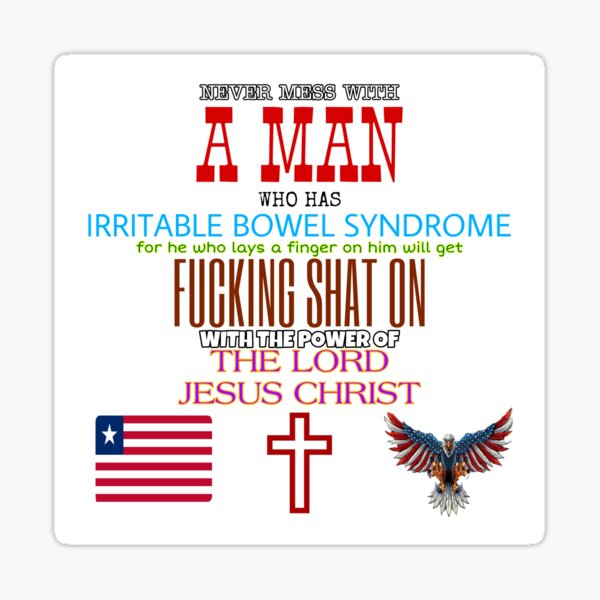 "IBS" Sticker for Sale by Baxobhone | Redbubble