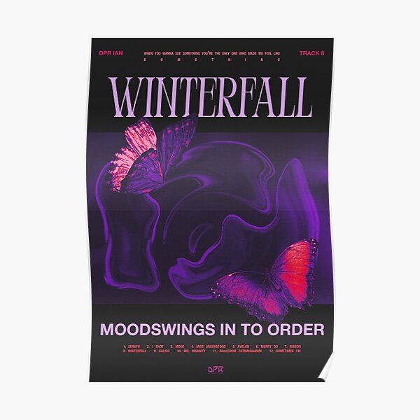 "DPR IAN, Winterfall" Poster for Sale by babybluewoo | Redbubble