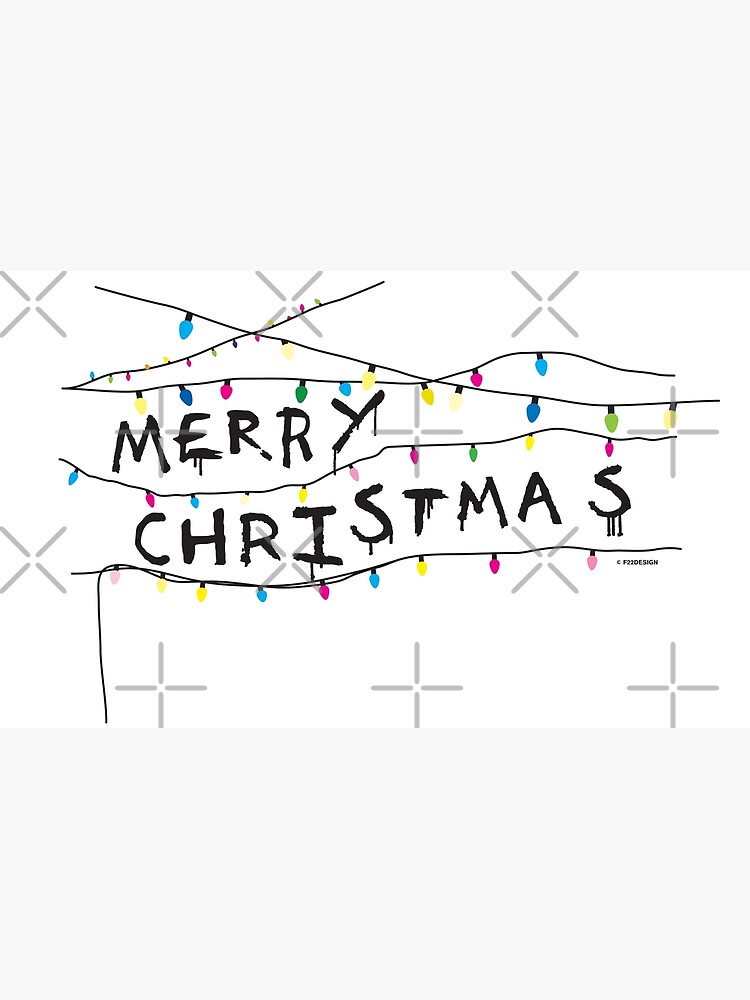 "Stranger Things - Christmas Card" Poster for Sale by f22design | Redbubble