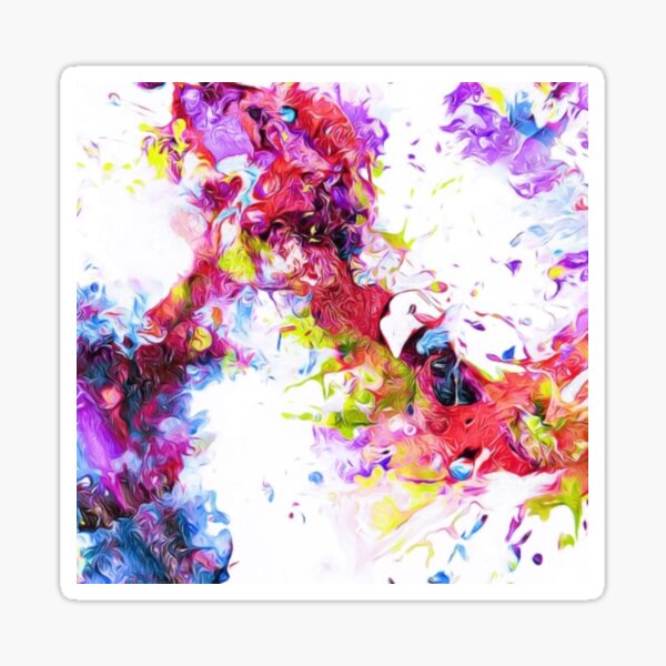 "Rainbow Color Combination" Sticker for Sale by Quill-Design | Redbubble