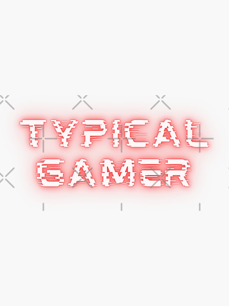 "Classically trained Typical Gamer Essential" Sticker for Sale by ...
