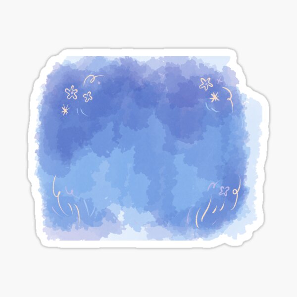 "Bluey Vibes - Painted background. " Sticker for Sale by kamlynash ...